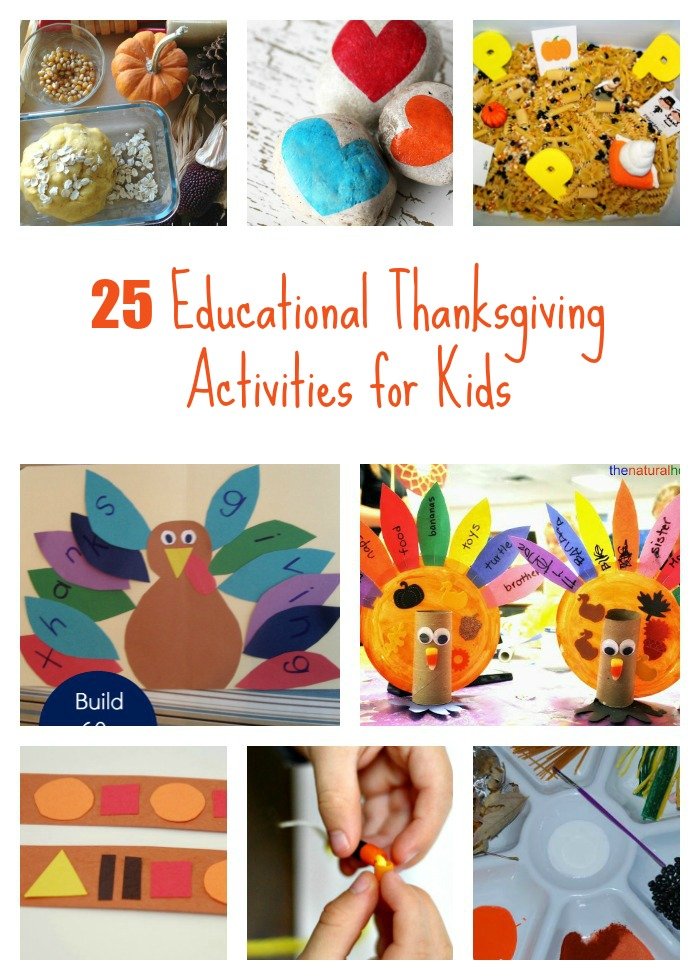 Educational Thanksgiving Activities For Preschool And Kindergarten