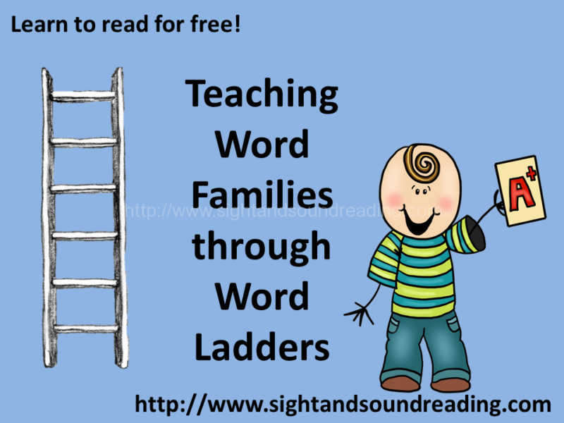 Word Ladders | Mrs. Karle's Sight and Sound Reading