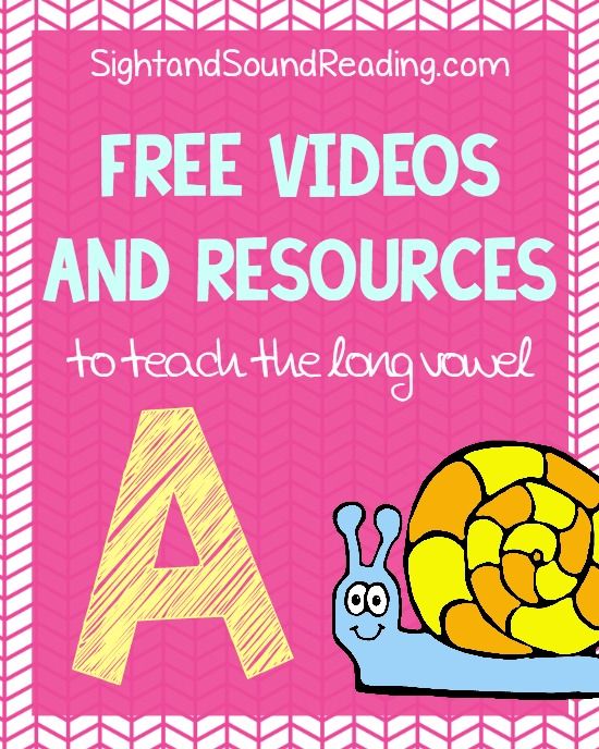 Teaching the Long Aa Sound: Free Phonics Videos and Worksheets | Mrs ...