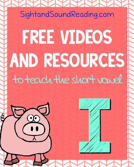How to teach the Short i Sound: Phonics Videos and Worksheets | Mrs. Karle's Sight and Sound Reading