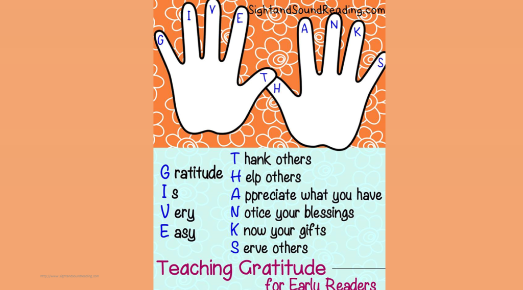 Gratitude Worksheets for Kids | Mrs. Karle's Sight and Sound Reading