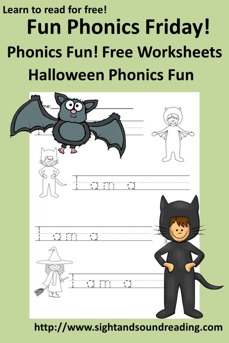 Halloween Phonics Fun: Free Worksheet | Mrs. Karle's Sight and Sound ...