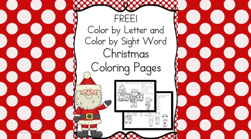 Worksheets for Kids: Christmas coloring | Mrs. Karle's Sight and Sound ...