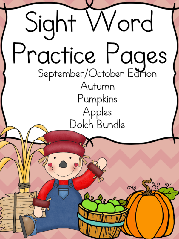 October-Sight-Words