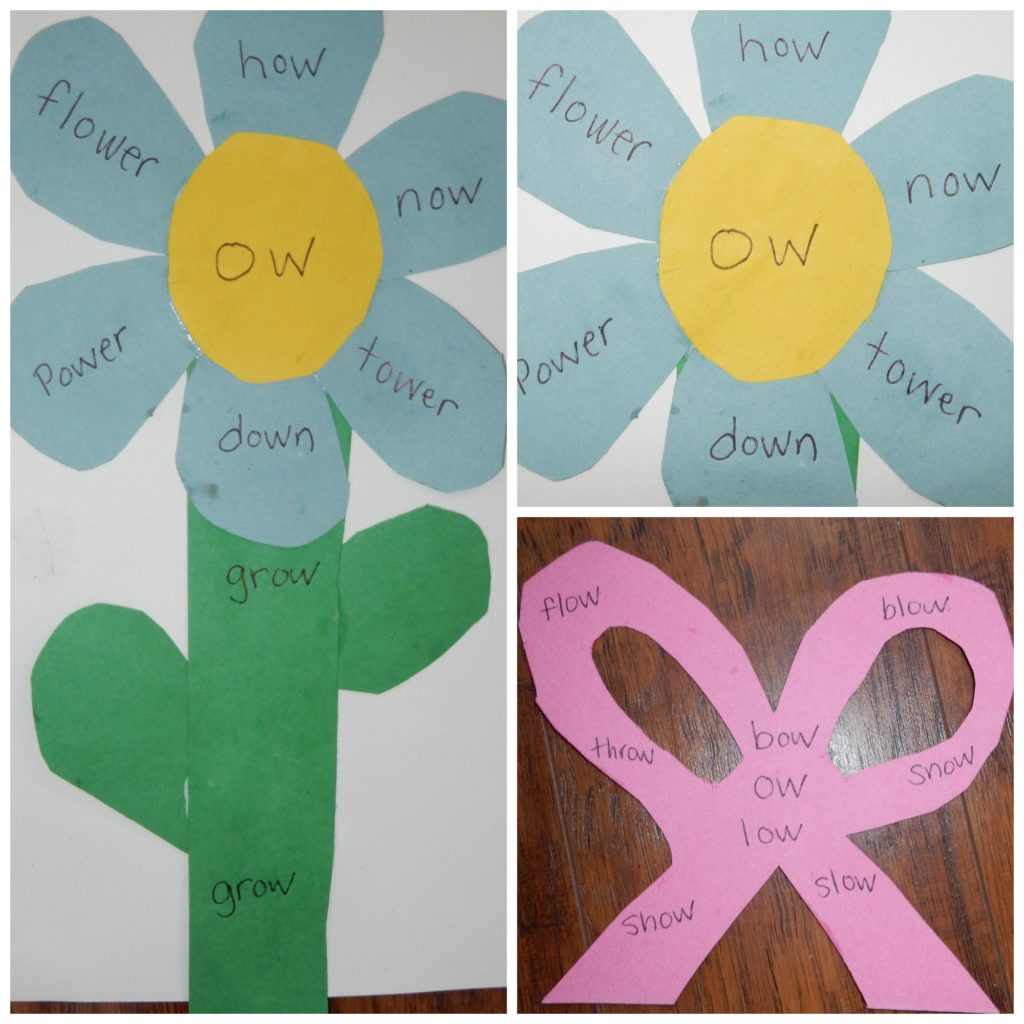 Words with 'ow' sound | Mrs. Karle's Sight and Sound Reading