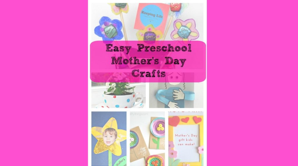 Easy Preschool Mothers Day Crafts | Mrs. Karle's Sight and Sound Reading
