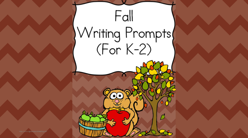 25+ Kindergarten Writing Prompts that follow the school year