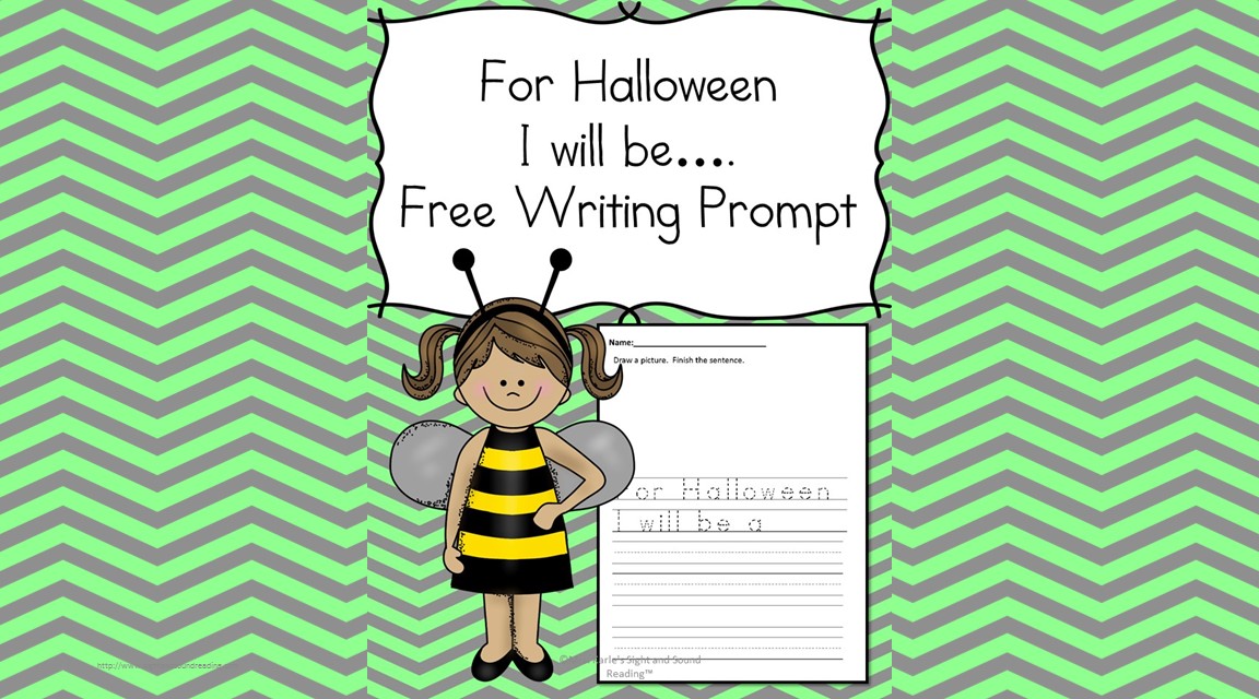 Halloween Writing Prompt for Kindergarten or First Grade