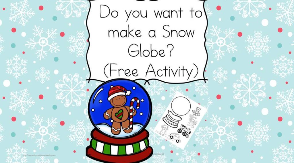 Do you want to make a Snow Globe? | Mrs. Karle's Sight and Sound Reading