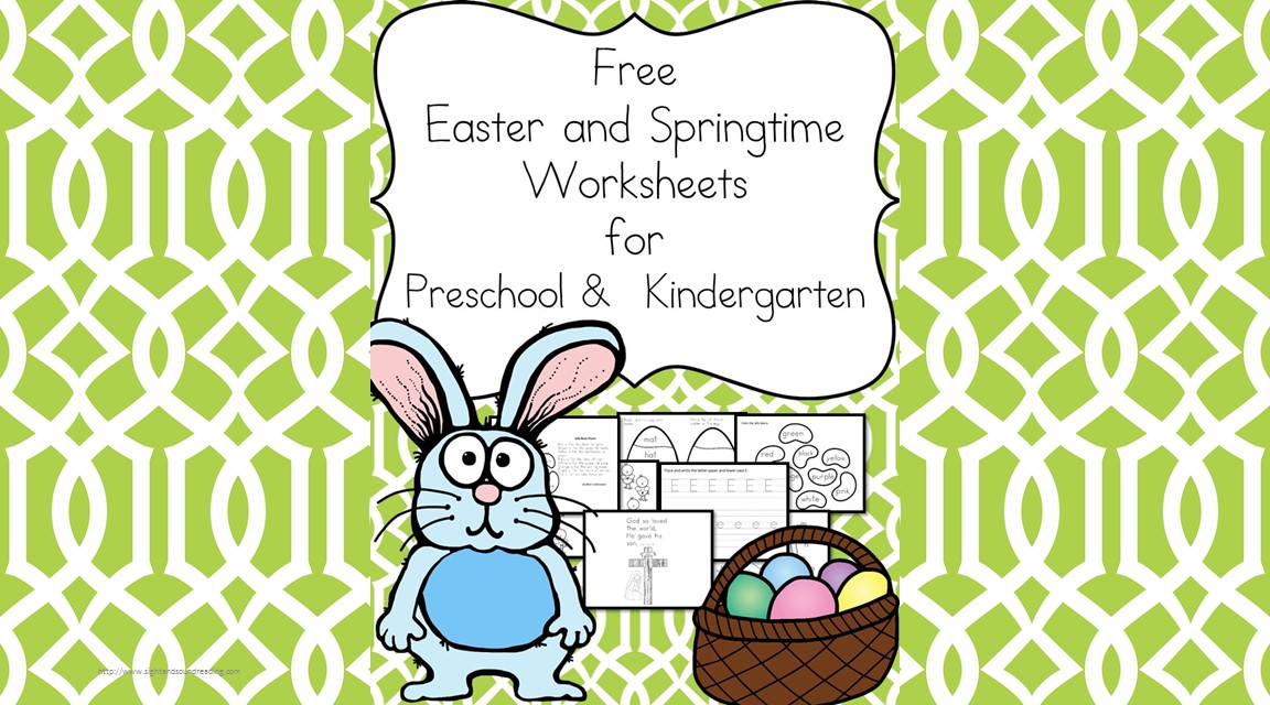 Free Easter and Springtime Worksheets for Kindergarten -Make Learning Fun!