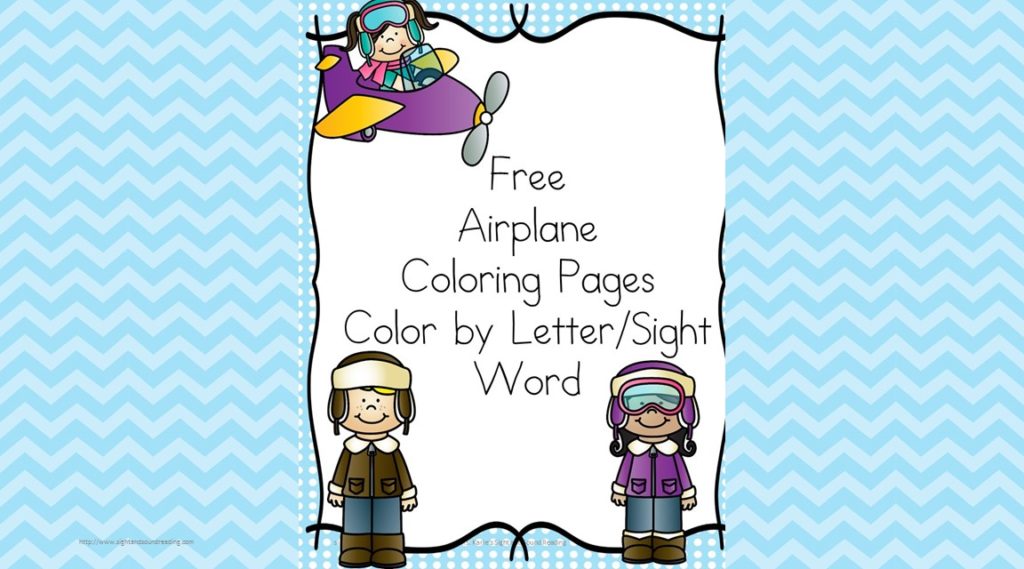 Airplane Coloring Pages | Mrs. Karle's Sight and Sound Reading