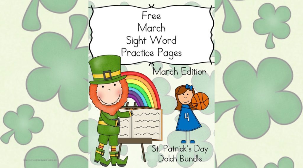 March Sight Word Worksheets | Mrs. Karle's Sight and Sound Reading