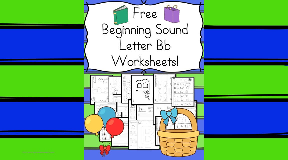 18 free Beginning Sounds B Worksheets with easy download
