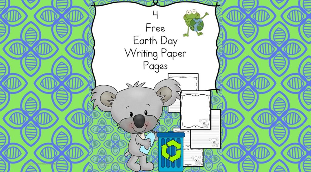 Earth Day Writing Paper | Mrs. Karle's Sight and Sound Reading