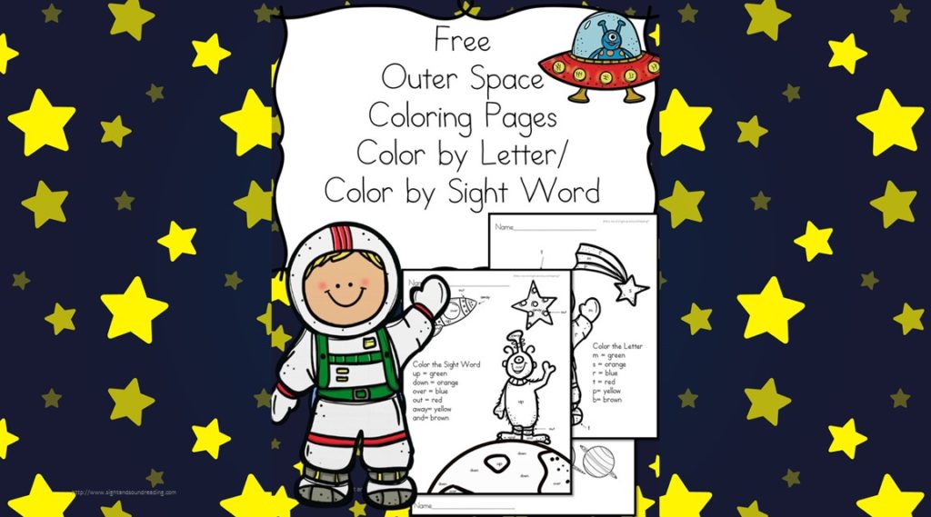 Outer Space Coloring Pages | Mrs. Karle's Sight and Sound Reading