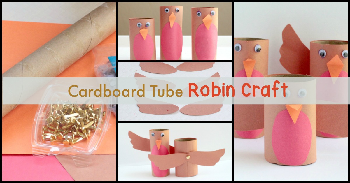 Cardboard Tube Robin Craft | Mrs. Karle's Sight and Sound Reading