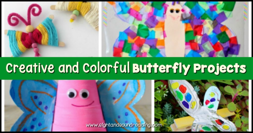 23 Butterfly Craft Projects for Preschool or Kindergarten | Mrs. Karle ...