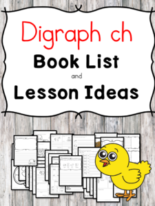 Digraph Ch Book List | Mrs. Karle's Sight and Sound Reading
