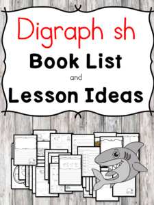 Digraph Sh Book List | Mrs. Karle's Sight and Sound Reading
