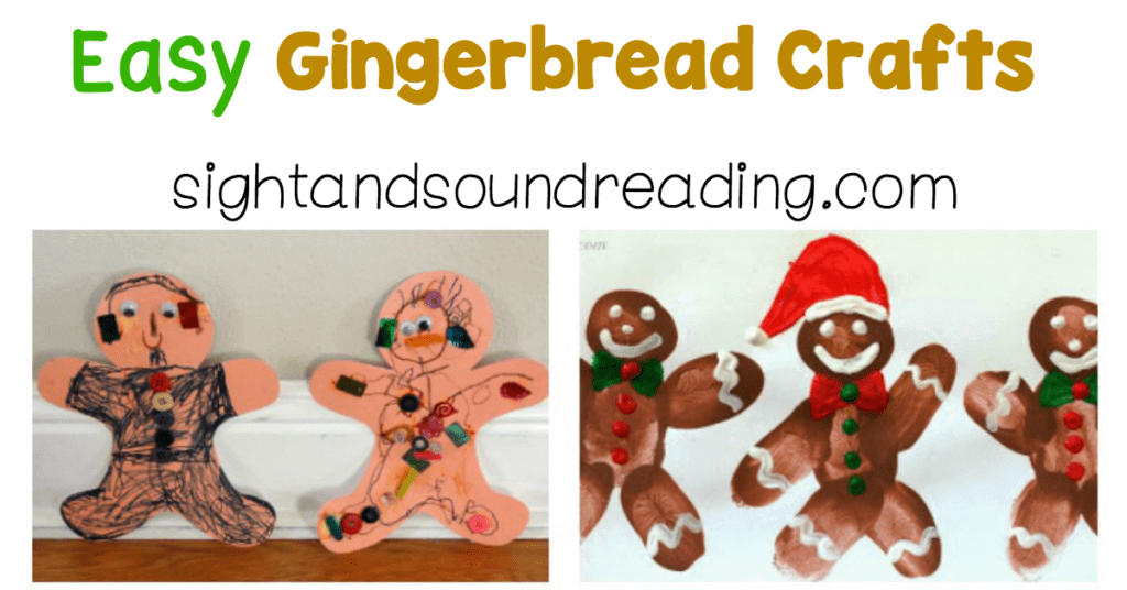 Easy Gingerbread Crafts | Mrs. Karle's Sight and Sound Reading