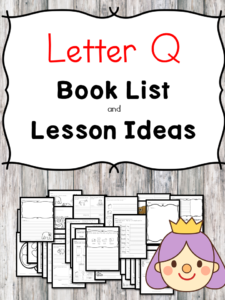 Letter Q Book List | Mrs. Karle's Sight and Sound Reading