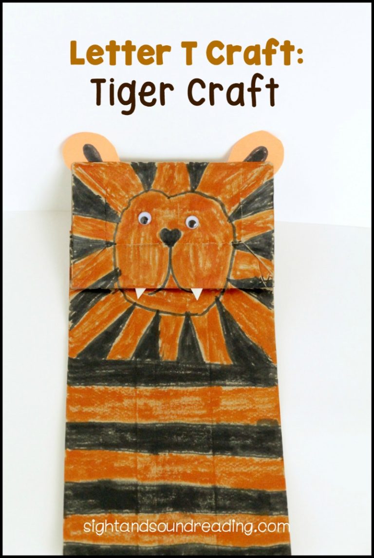 Letter T Craft: Tiger Craft | Mrs. Karle's Sight and Sound Reading