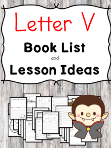 Letter V Book List | Mrs. Karle's Sight and Sound Reading