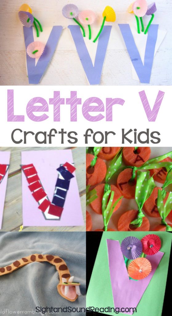 Letter V Crafts | Mrs. Karle's Sight and Sound Reading