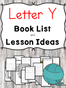 Letter Y Book List | Mrs. Karle's Sight and Sound Reading