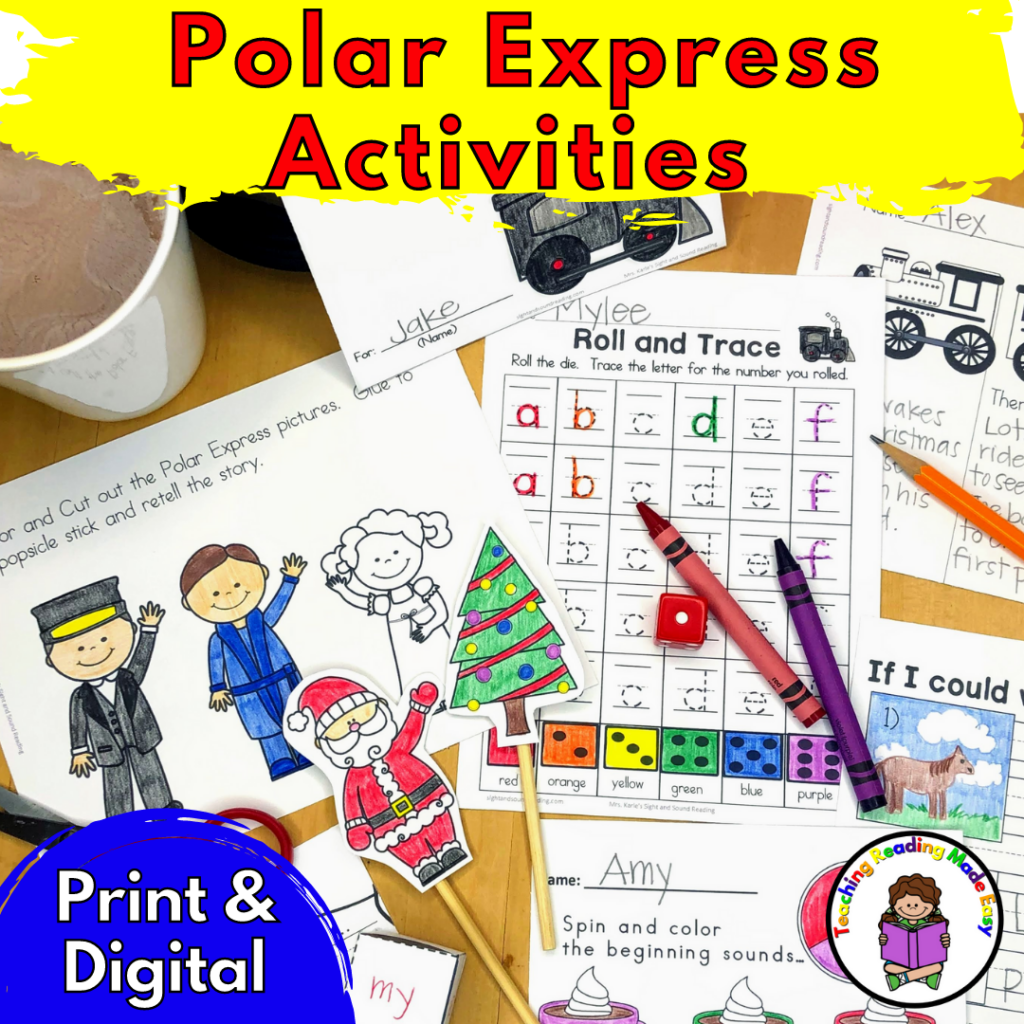 Polar Express Activities for Kindergarten | Mrs. Karle's Sight and ...