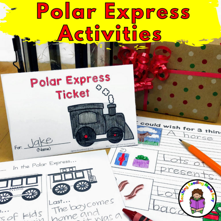 Polar Express Train Craft | Mrs. Karle's Sight and Sound Reading