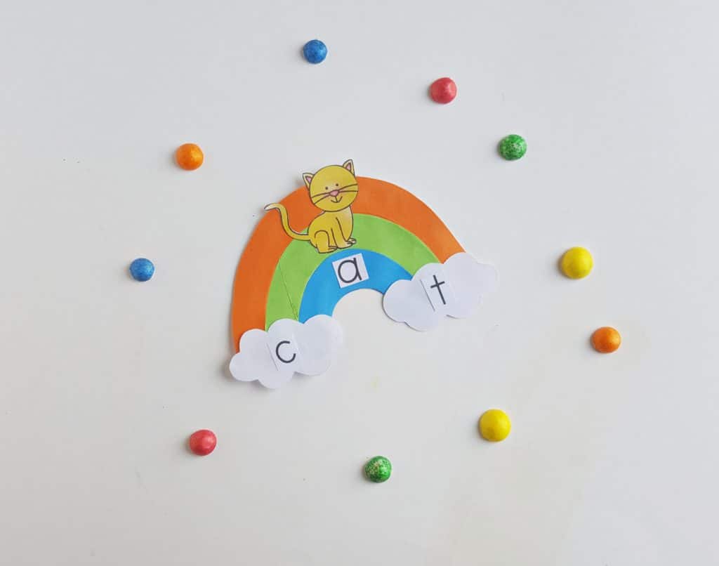 Teaching Phonics with Rainbow Word Families: Craft and Free Download ...