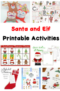Santa and Elf Worksheets for Kids | Mrs. Karle's Sight and Sound Reading