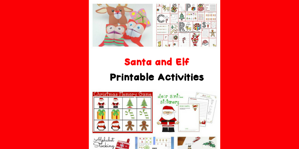Santa and Elf Worksheets for Kids | Mrs. Karle's Sight and Sound Reading