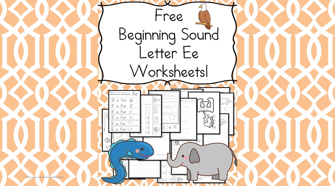 18 Free Beginning Sounds E Worksheets with easy download | Mrs. Karle's ...