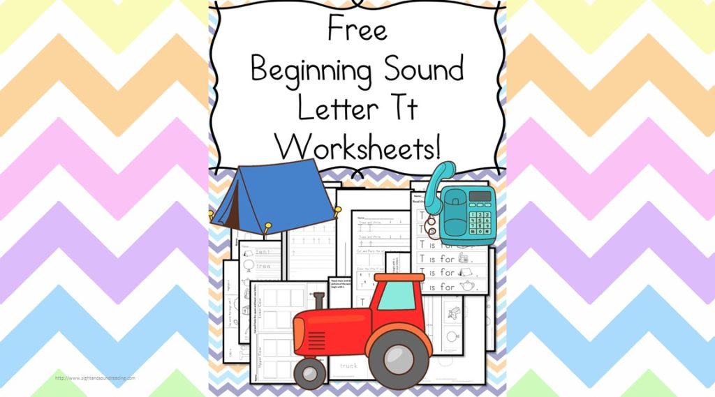 18 Free Beginning Sound Letter T Worksheets - Easy Download! | Mrs ...