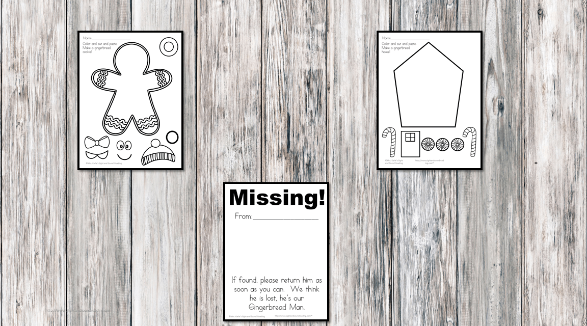 Gingerbread Man Cutout Template