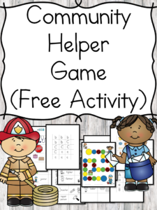 Community Helper Game | Mrs. Karle's Sight and Sound Reading