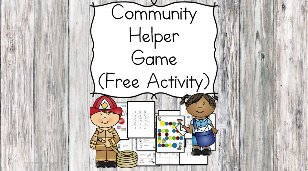 Community Helper Game | Mrs. Karle's Sight and Sound Reading