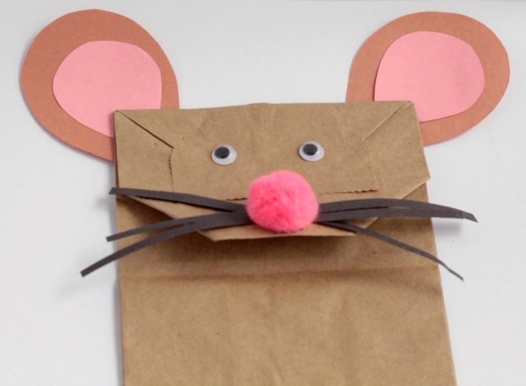 Paper Bag Mouse Puppet Craft | Mrs. Karle's Sight and Sound Reading