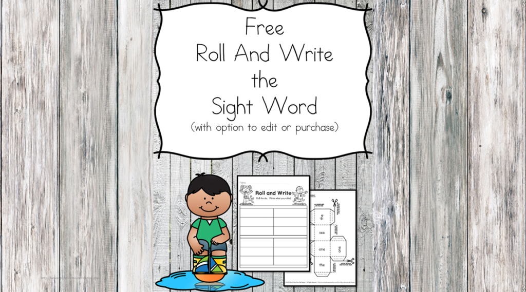 Fall Roll and Write! | Mrs. Karle's Sight and Sound Reading
