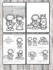Four Free George Washington Kindergarten Worksheets | Mrs. Karle's ...