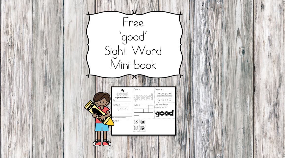 Good Sight Word Page -Free and Easy Download! | Mrs. Karle's Sight and ...