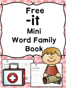 IT CVC Word Family Worksheets | Mrs. Karle's Sight and Sound Reading