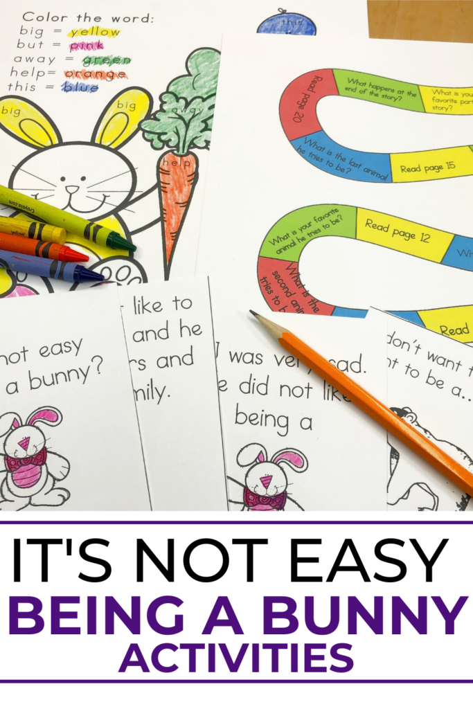 Its Not Easy Being a Bunny Activities | Mrs. Karle's Sight and Sound ...
