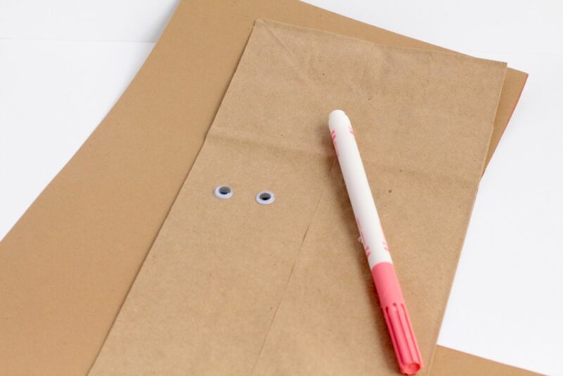 Letter E Craft: Paper Bag Elephant Puppet | Mrs. Karle's Sight and ...