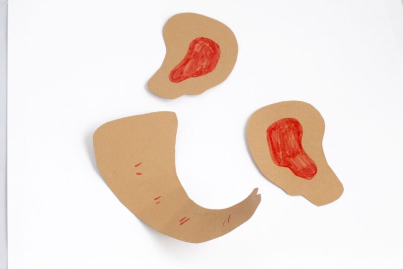 Letter E Craft: Paper Bag Elephant Puppet | Mrs. Karle's Sight and ...