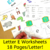 Over 500 Free Beginning Sound Worksheets for Kindergarten or Preschool ...