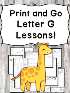 Letter G Book List | Mrs. Karle's Sight and Sound Reading