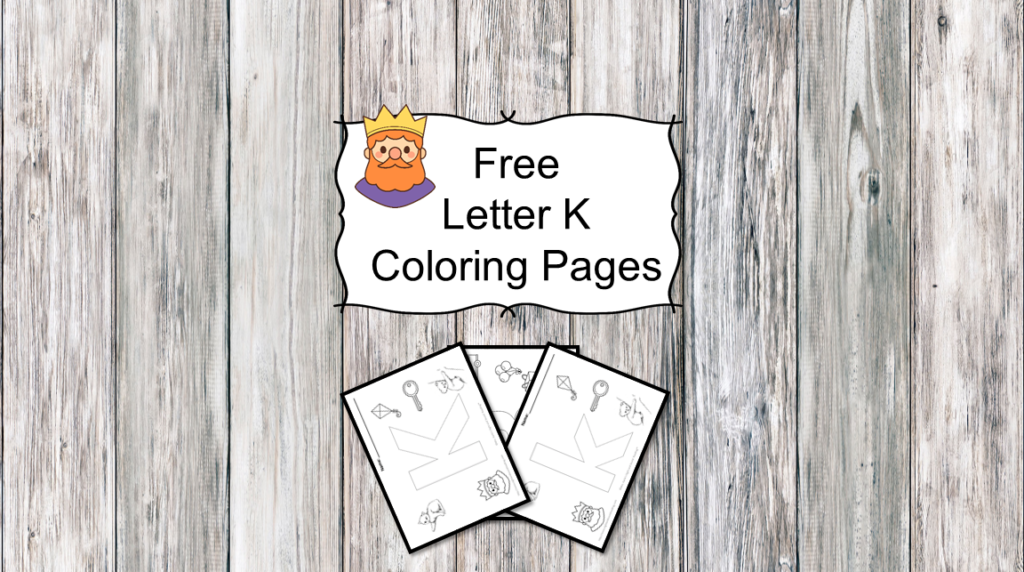 3 Letter K Coloring Pages- Easy Download! | Mrs. Karle's Sight and ...